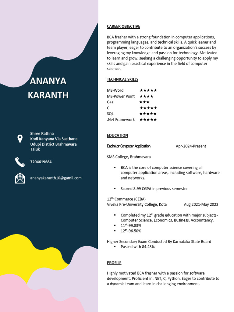 Ananya Karanth | PDF | Computing