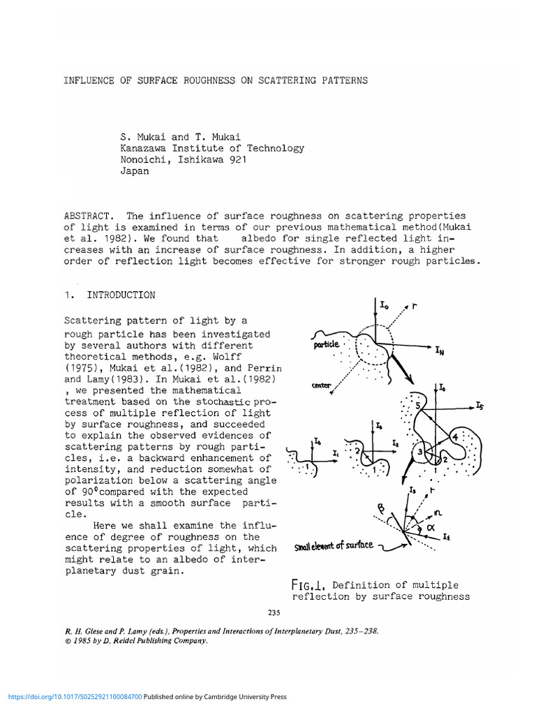 Notes MUGT - 08 | PDF | Reflection (Physics) | Scattering