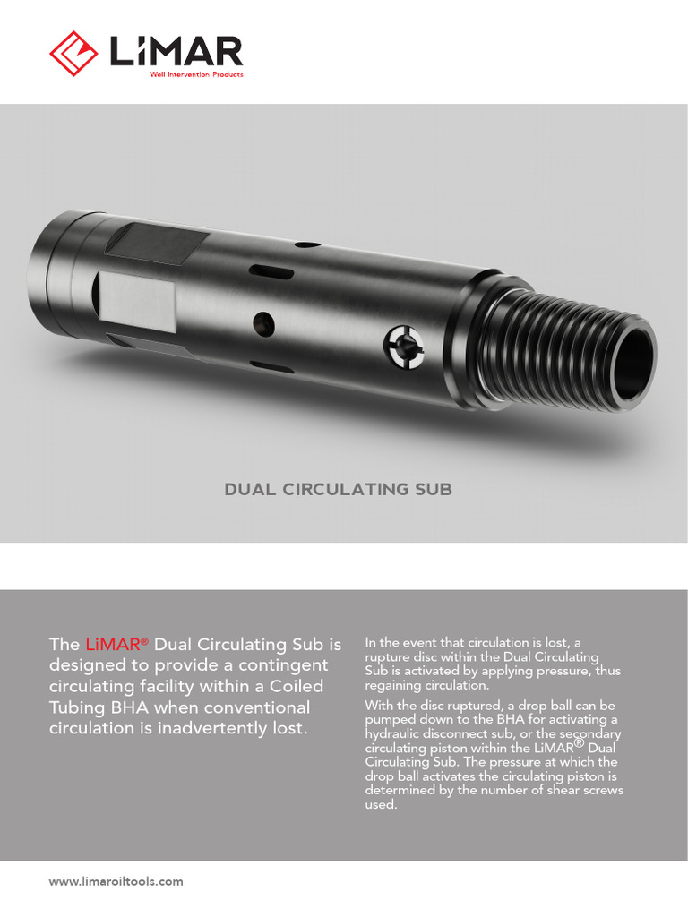 112 - Dual Circulating Sub | PDF | Pipe (Fluid Conveyance ...
