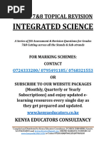 Grade 9 Integrated Science Notes | PDF | Alloy | Metals
