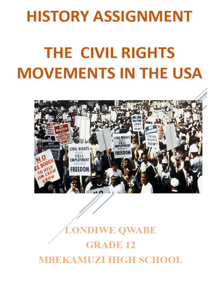 Civil Rights Movement Overview | PDF | Jim Crow Laws | Rosa Parks