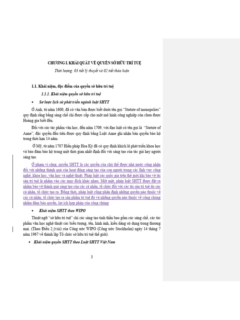 Luật SHTT ĐH Luật TPHCM | PDF