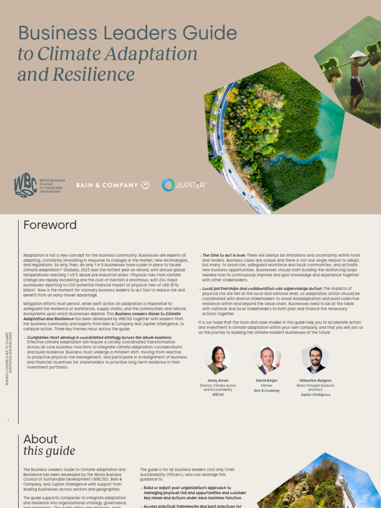 Business Leaders Guide To Climate Adaptation and Resilience | PDF ...