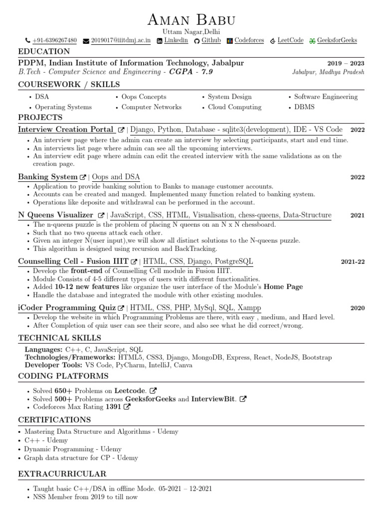 Aman Babu For Off Campus | PDF | Databases | Computing Aman Babu For Off Campus | PDF | Databases | Computing
