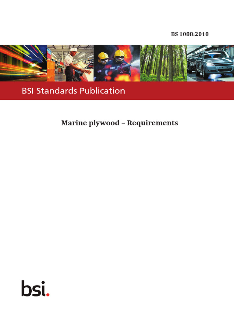BS 1088-2018 | PDF | Plywood | Wood