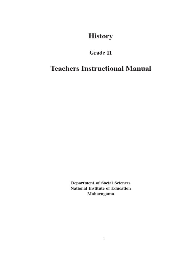 Teachers Guide | Download Free PDF | Teachers | Sri Lanka