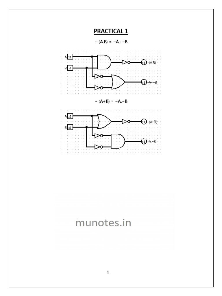 Digital Logic Practical Exercises | PDF | Teaching Methods & Materials ...