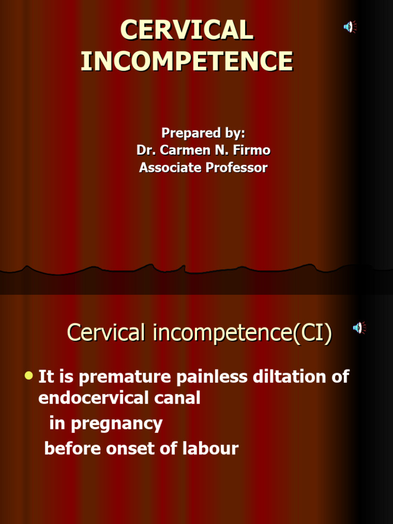 Understanding Cervical Incompetence in Pregnancy | PDF | Preterm Birth ...