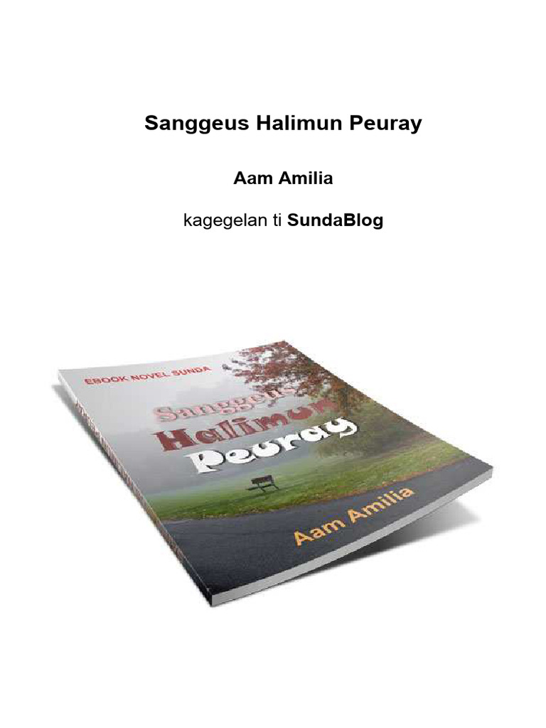 Novel Sunda Saenggeus Halimun Peuray | PDF