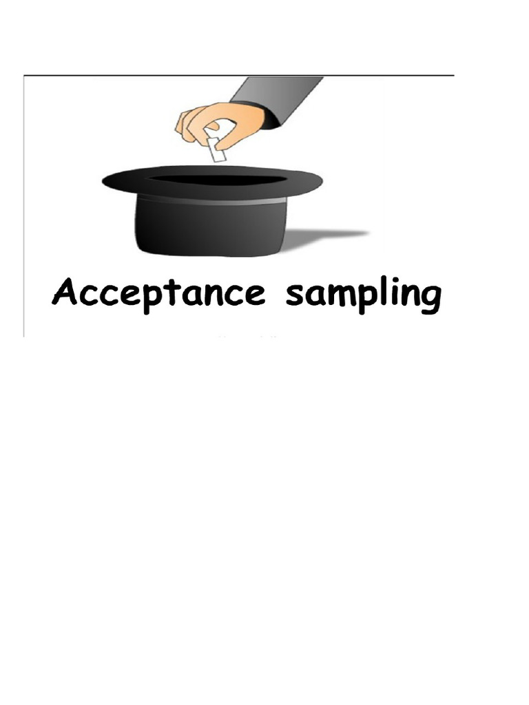 Acceptance Sampling | PDF