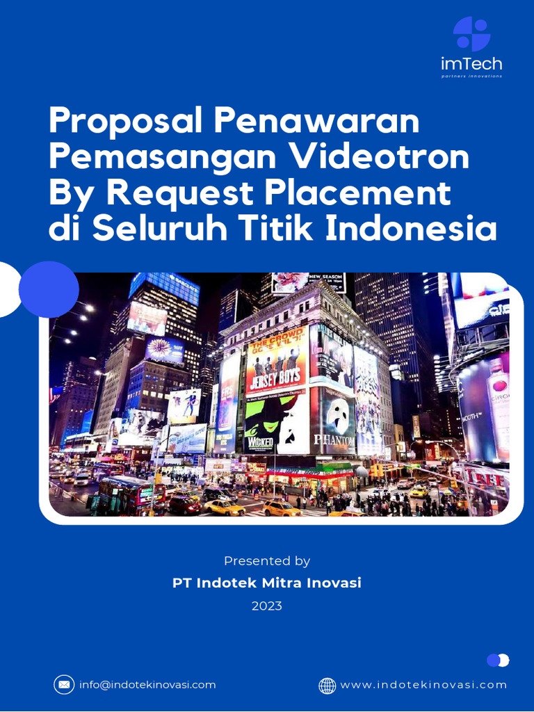 Penawaran Pemasangan Videotron Indonesia | PDF | Bisnis | Komputer