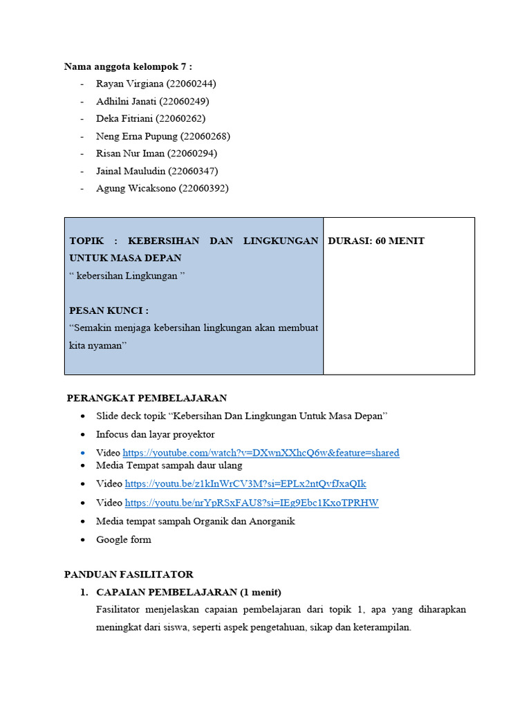 Microteaching Kelompok 7 | PDF | Karier & Perkembangan | Sains & Matematika