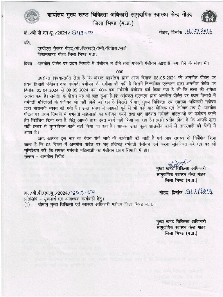 MPS Letter PW Registration | PDF