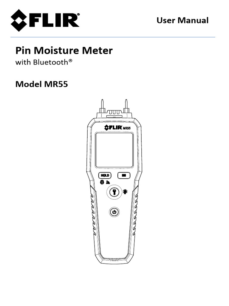 Flir mr55 - En-Us Manual | Download Free PDF | Bluetooth | Humidity