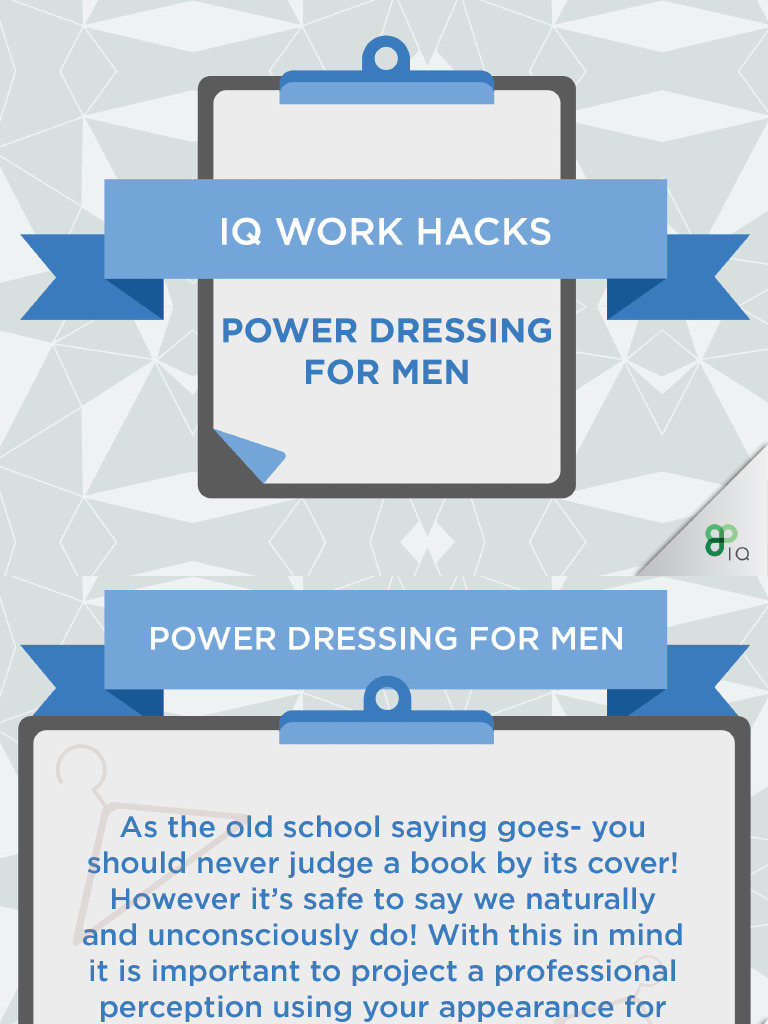 Power Dressing For Men | PDF