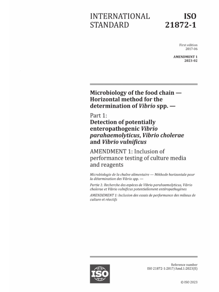 ISO 21872--1 AMD 1-2023 | PDF