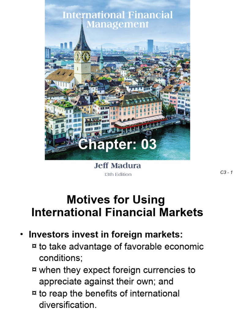 IFM Chapter 3 | PDF | Foreign Exchange Market | Futures Contract