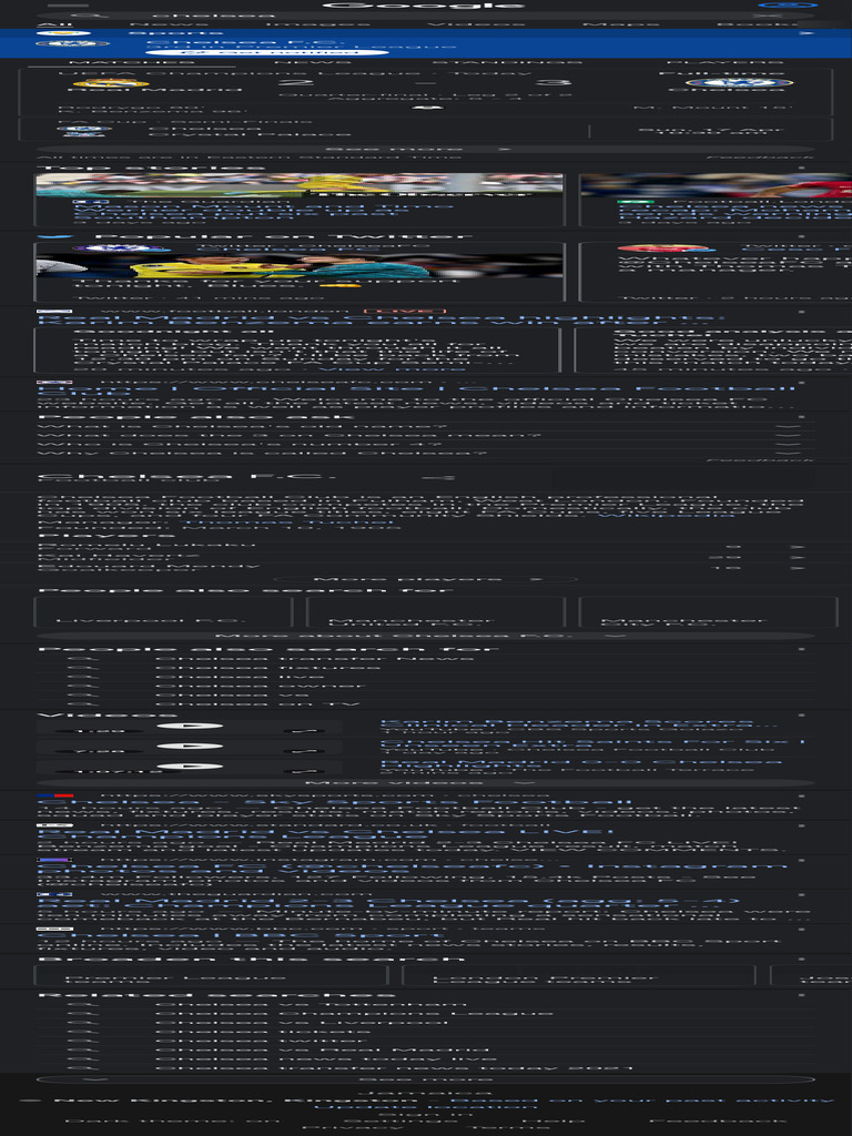 Chelsea - Google Search | PDF | Chelsea F.C. | English Football Club ...