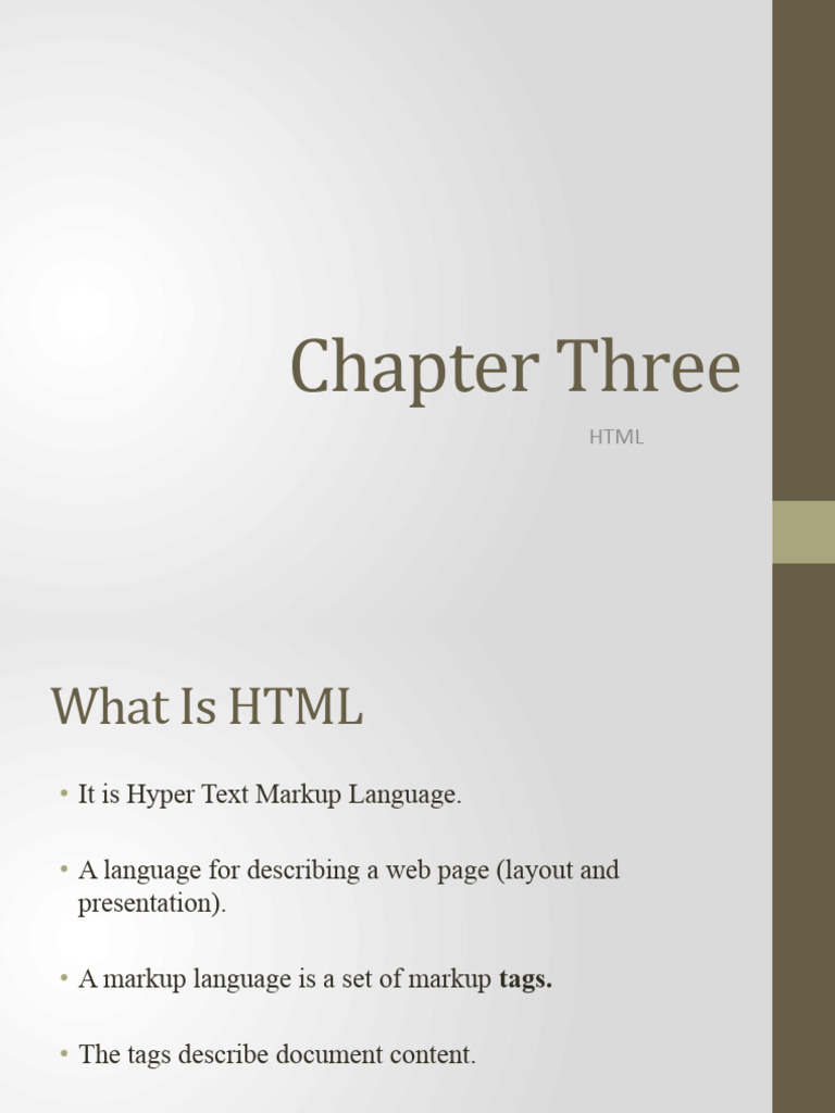 Chapter Two | PDF | Html Element | Html