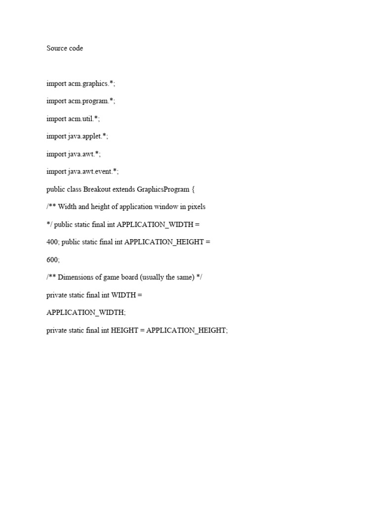 Source Code | PDF | Computing | Computer Programming