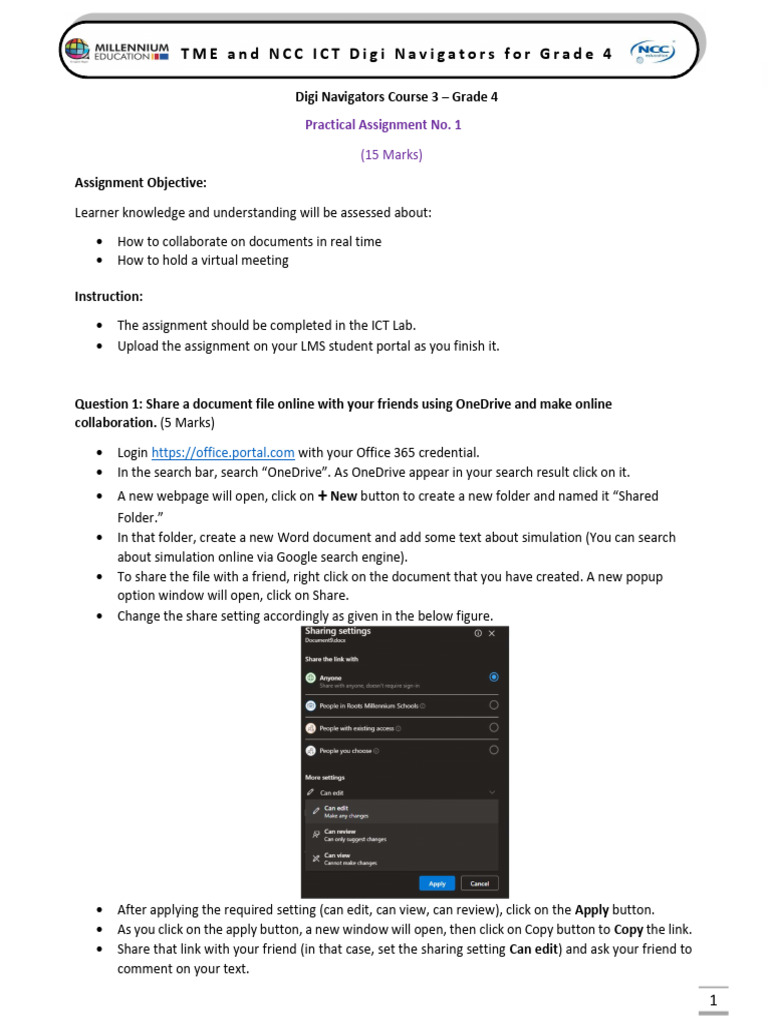 P-Assignment Grade 4 | PDF | Educational Technology | Computer File