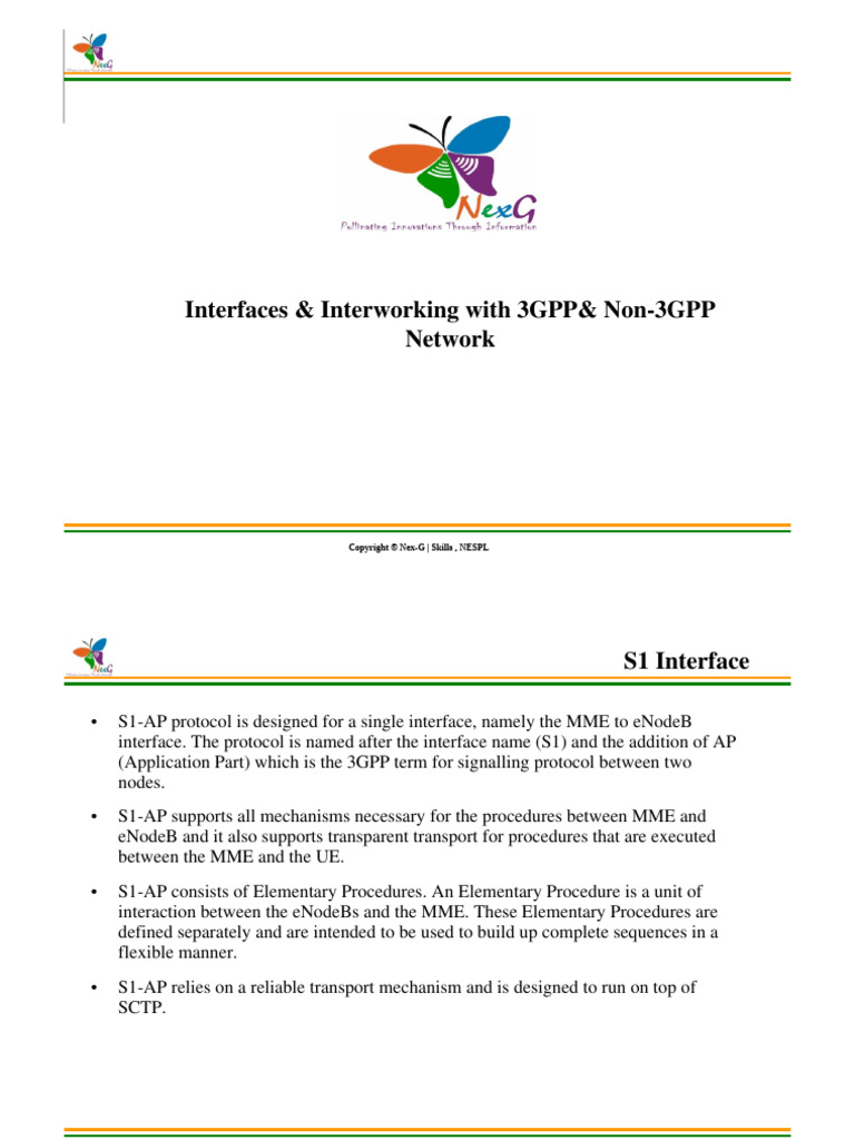 Module 1.0 Interfaces & Interworking | PDF | Mobile Telecommunications ...