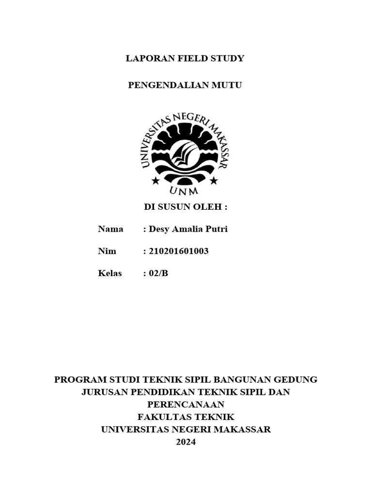 LAPORAN STUDI LAPANGAN DESY AMALIA PUTRI - Copy | PDF