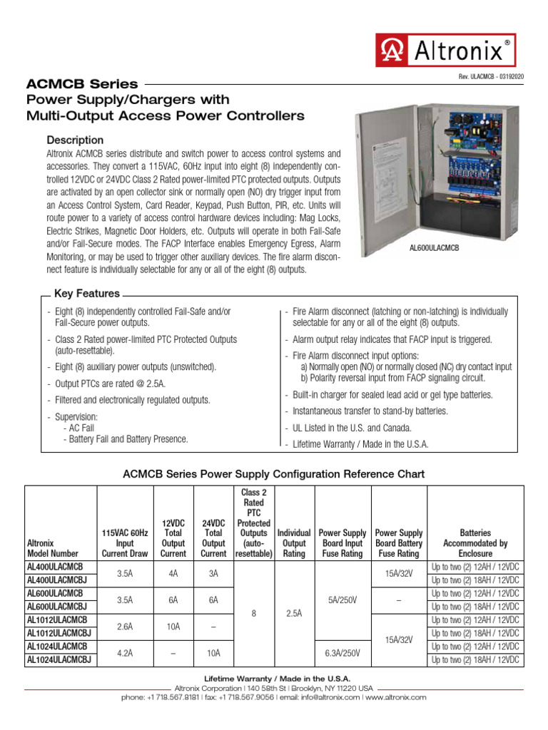 AL600ULACMCB | PDF | Switch | Power Supply