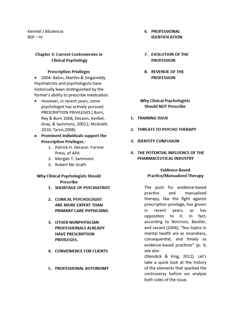 Chapter3 - Abulencia | PDF | Mental Disorder | Psychotherapy