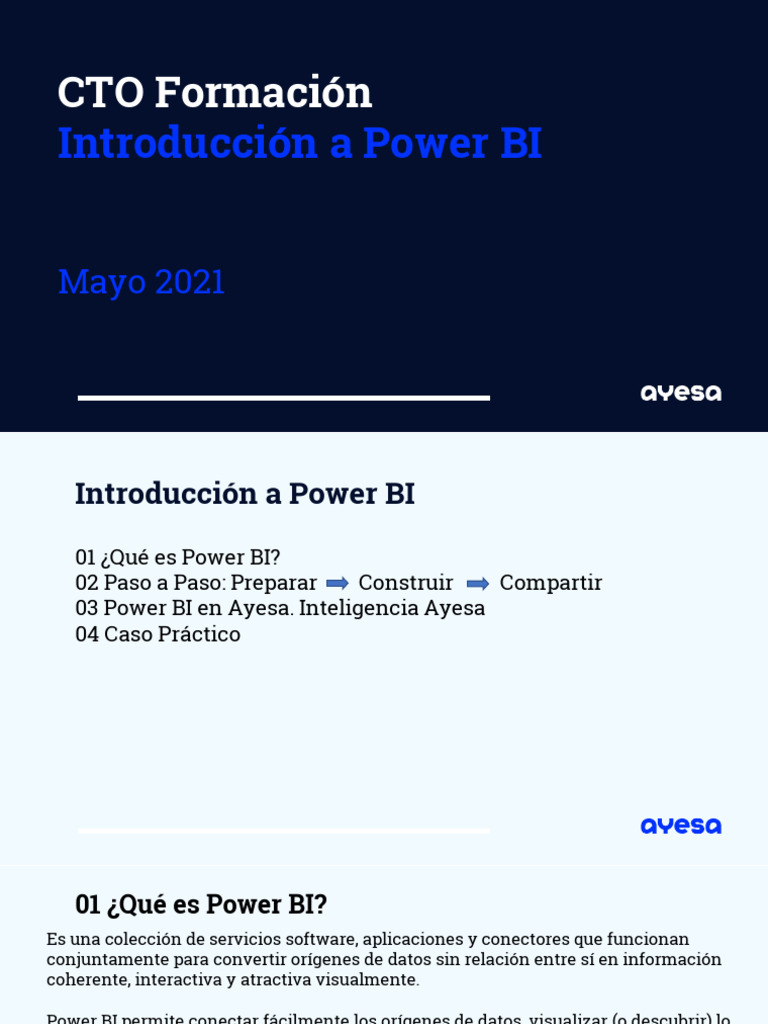 Introducción A Power Bi Pdf Internet Aplicación Movil 4289