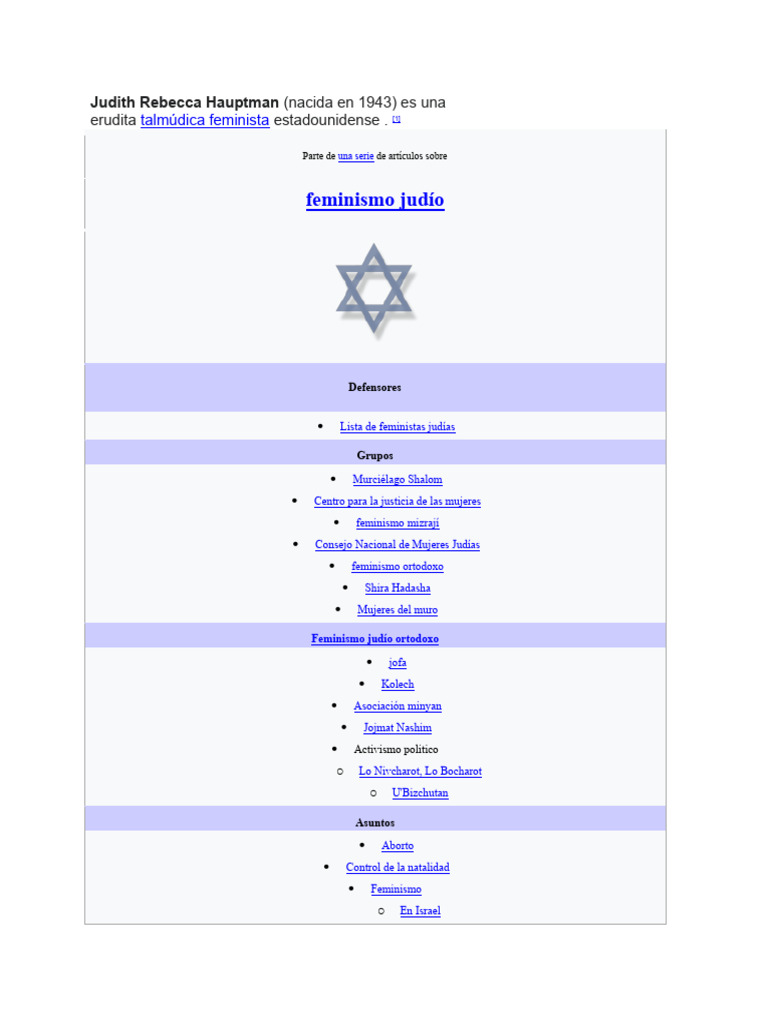 Judith Rebecca Hauptman | PDF | Judios y judaísmo | Grupos etnoreligiosos