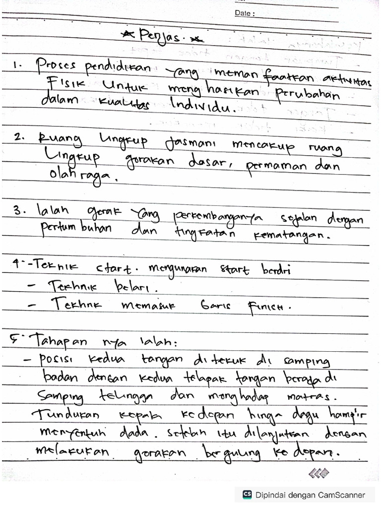 Tugas 1 Penjas | PDF