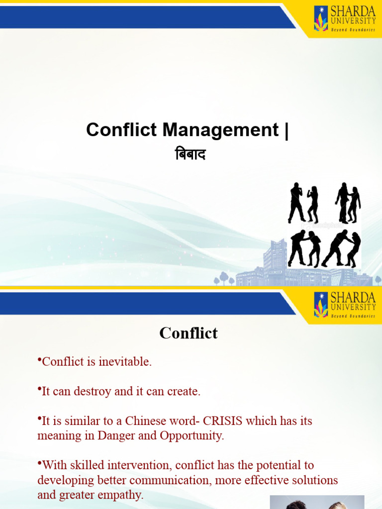 Conflict Management | PDF | Communication | Empathy