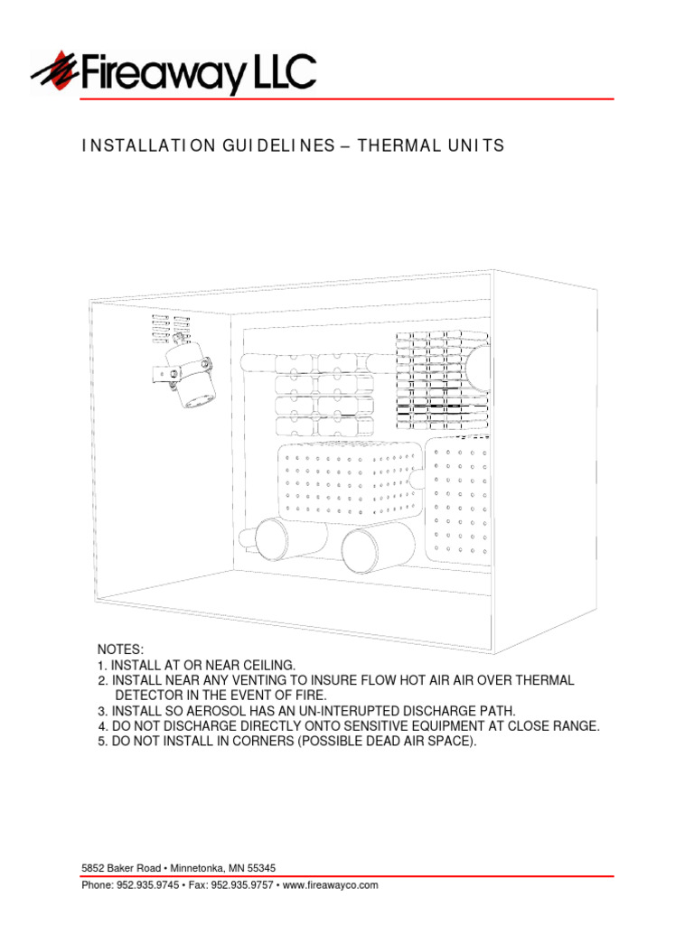 Thermal Unit Installation Guidelines | PDF