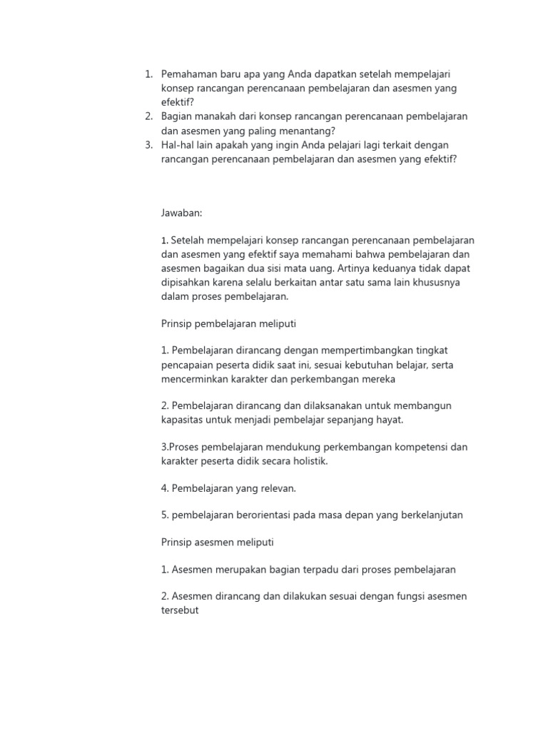 Pemahaman Baru Apa Yang Anda Dapatkan Setelah Mempelajari Konsep Rancangan Perencanaan ...