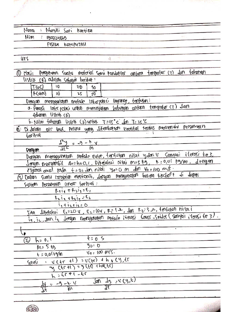 Fisika Komputasi | PDF