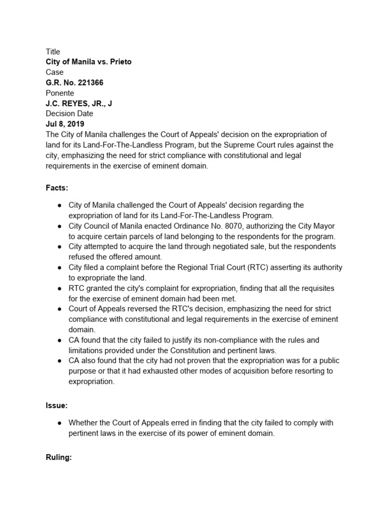 Tax 5 | PDF | Eminent Domain | Appellate Court