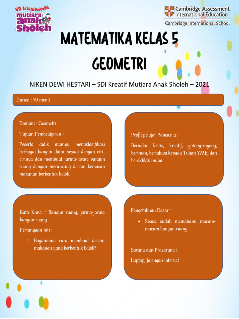 Modul Ajar H6.niken | PDF