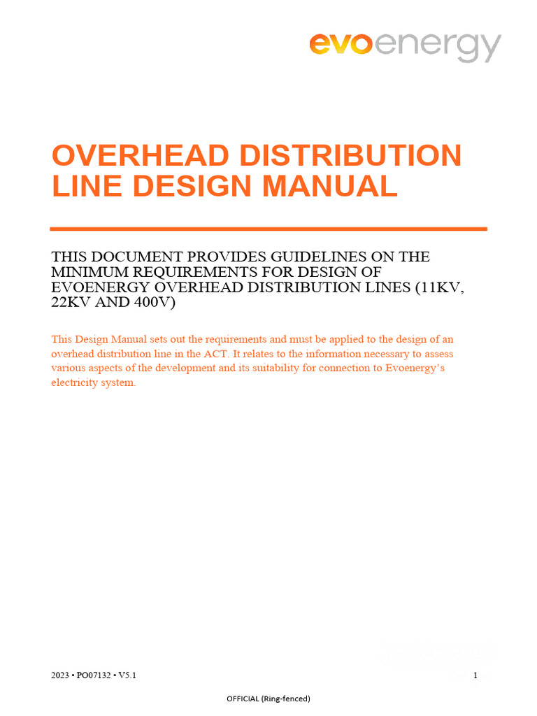 Evoenergy Overhead Line Design Manual | PDF | Insulator (Electricity ...