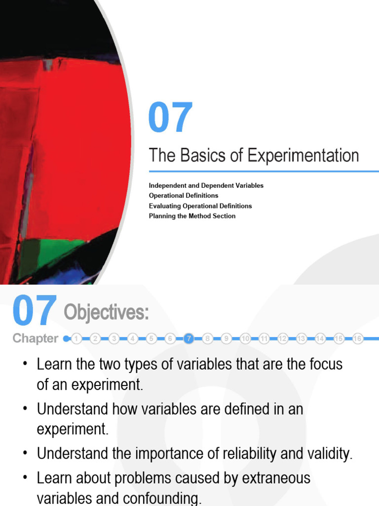 Lesson 7 The Basics of Experimentation | PDF | Level Of Measurement ...