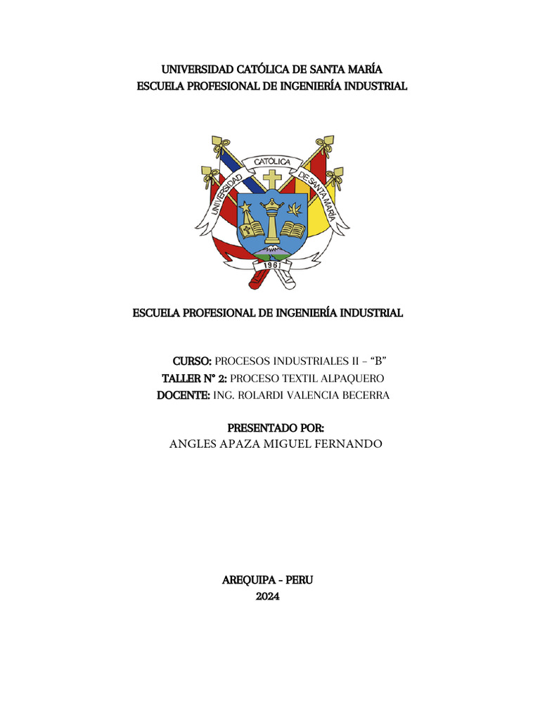 Proceso Textil Miguel Angles | PDF | Materiales | Química