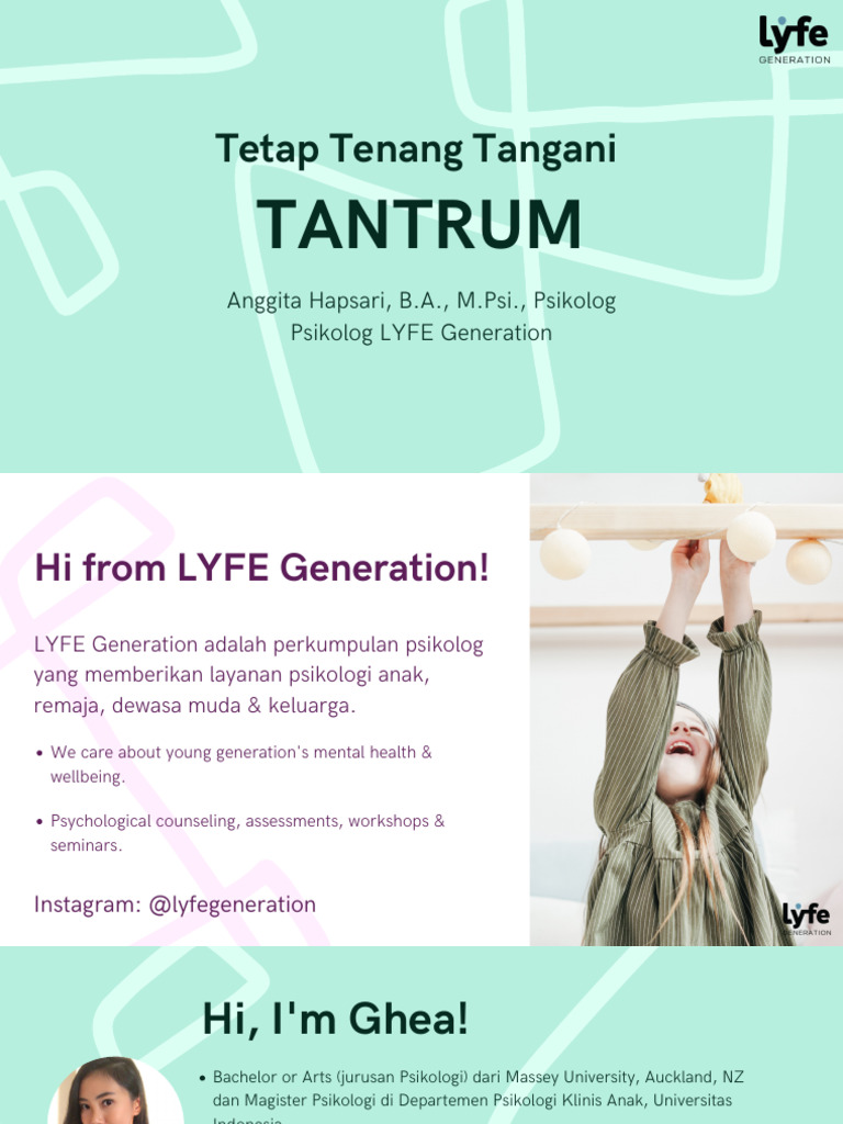 Tetap Tenang Tangani Tantrum | PDF