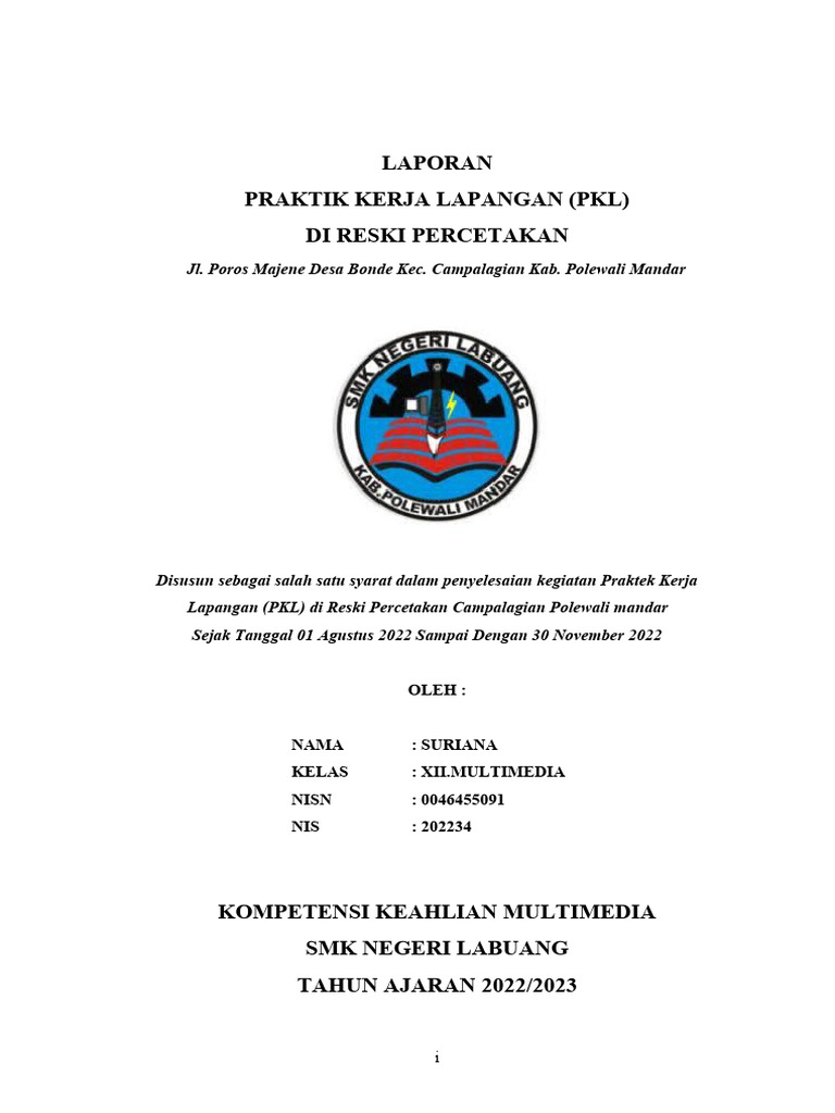 Sampul DLL Ana SMK Labuang | PDF | Karier & Perkembangan