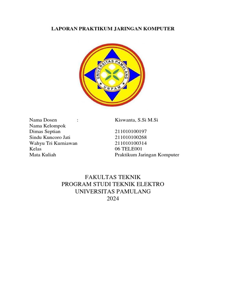 Laporan Praktikum Jaringan Komputer | PDF