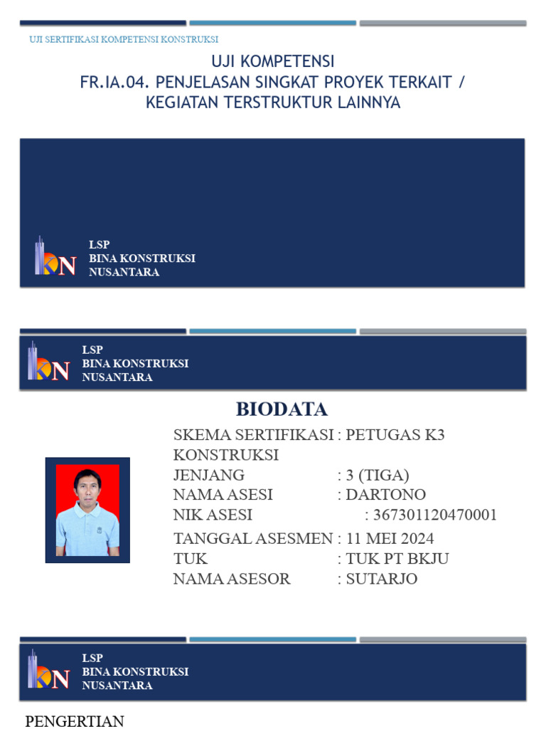 Sertifikasi K3 Konstruksi: Uji Kompetensi | PDF | Komputer