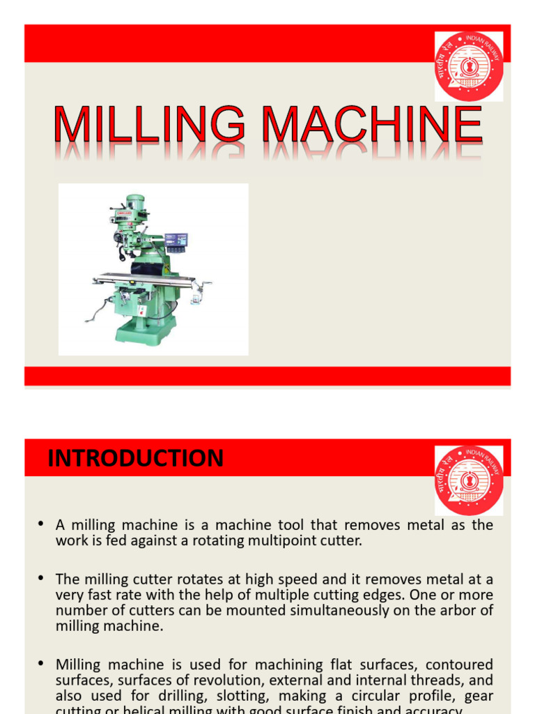 Milling Machine | PDF | Tools | Manufactured Goods