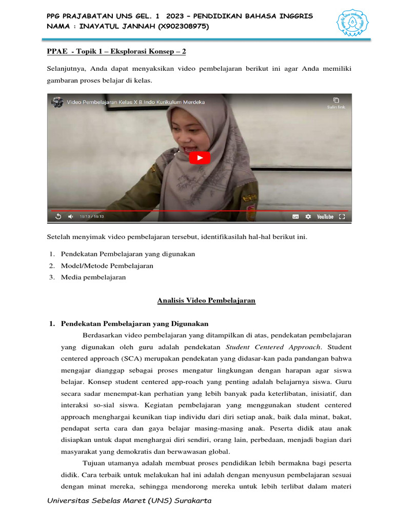 PPAE - Topik 1 - Eksplorasi Konsep - 2 | PDF