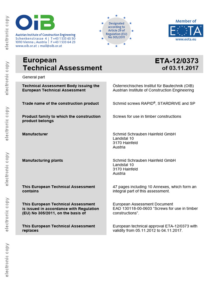 Eta 12-0373 en | PDF