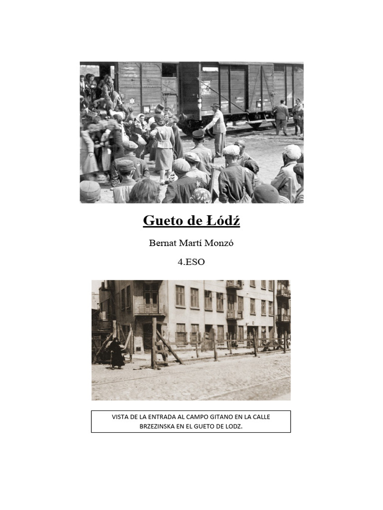 Historia del Gueto de Łódź | PDF | Alemania nazi | El Holocausto