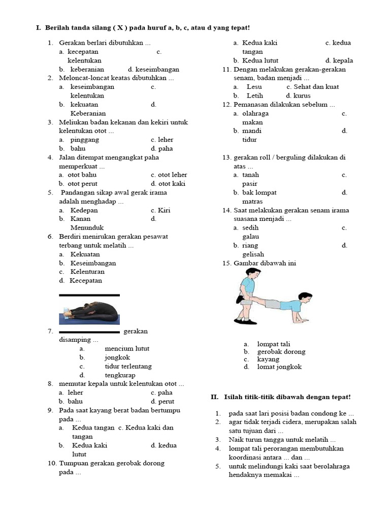 Soal Pjok Kls 3 | PDF